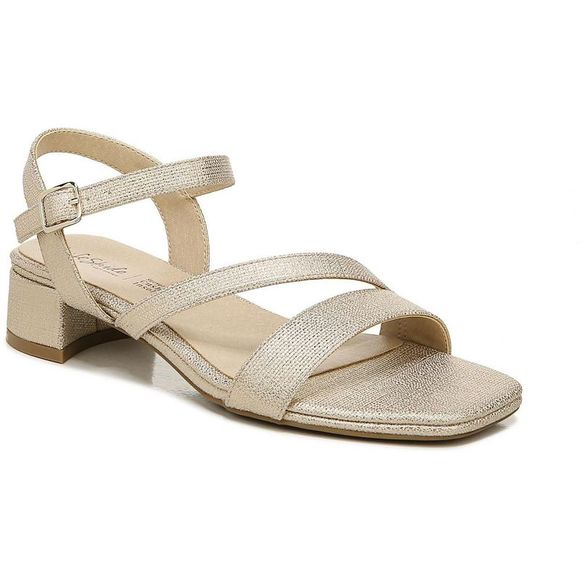 Life Stride | Shoes | Lifestride Womens Julep Gold Faux Leather ...